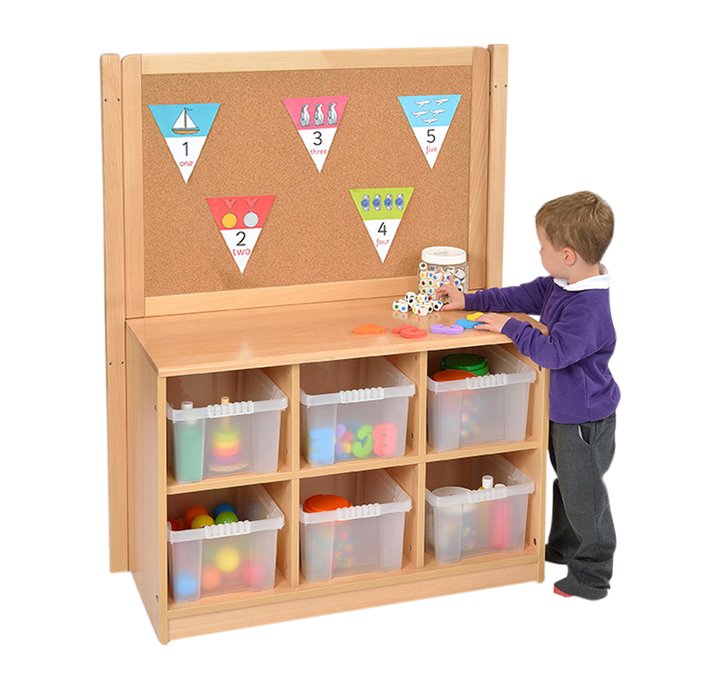 rs 6 tray storage unit with cork divider 139443 . 2