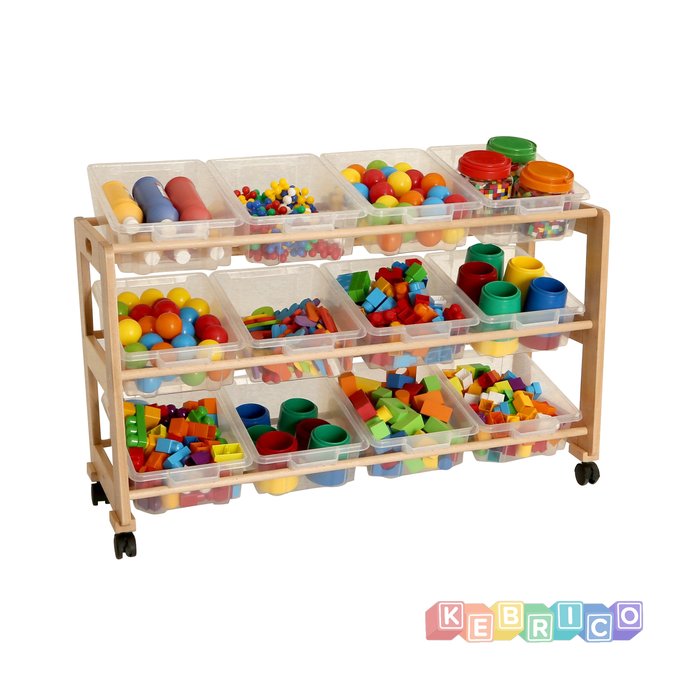 12 Tray Single Classroom Tidy Kebrico