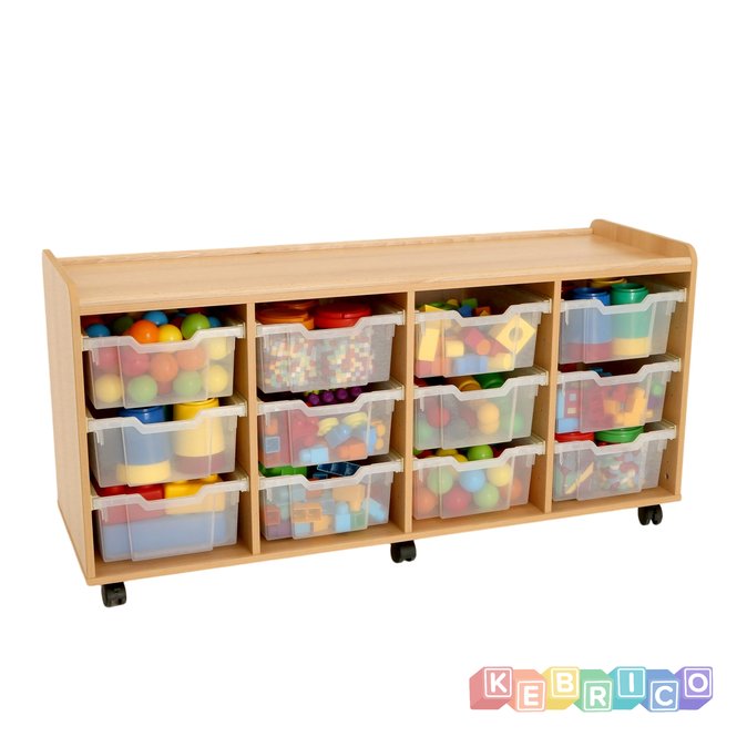 12 Deep Tray Storage Unit Kebrico