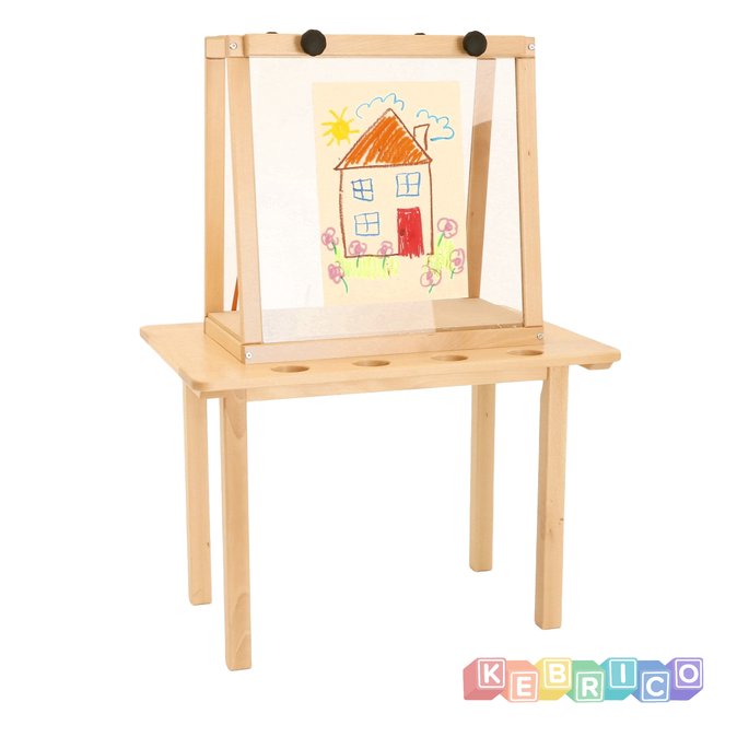 Two Sided Table Easel with Perspex Kebrico