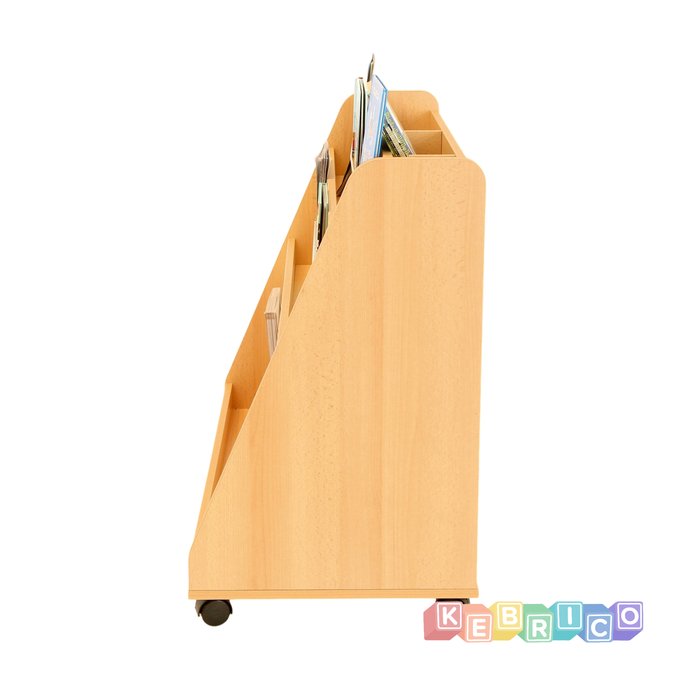 Double Sided Display Bookcase Kebrico