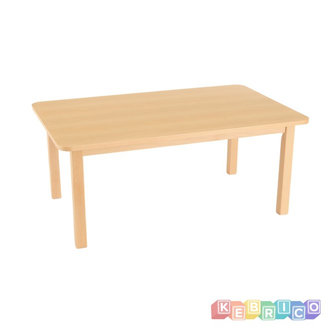 1100mm Rectangular Table Beech Veneer Kebrico