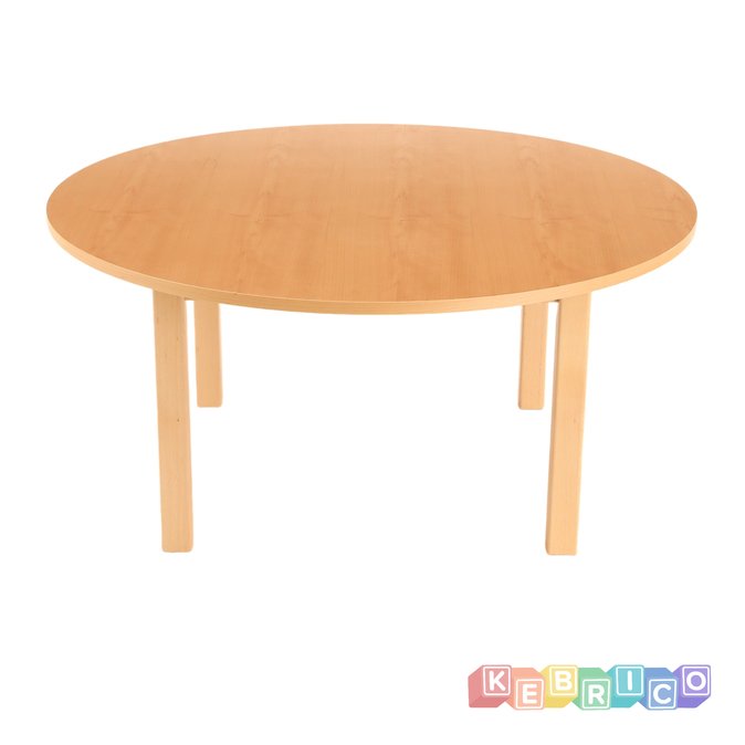 1000mm Circular Table Beech Veneer Kebrico
