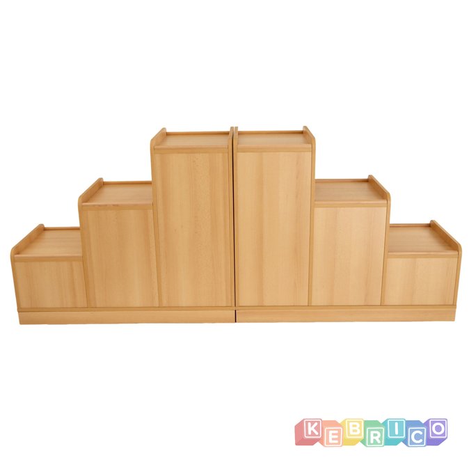 Tiered Deep Tray SSS Units - 1 Right Hand & 1 Left Hand Kebrico