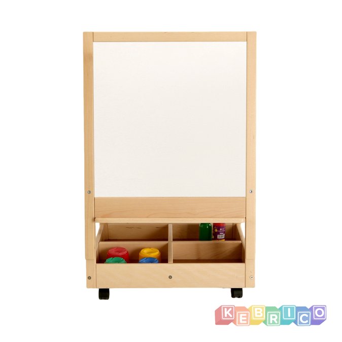 Double Reversible Adjustable Mobile Easel Kebrico