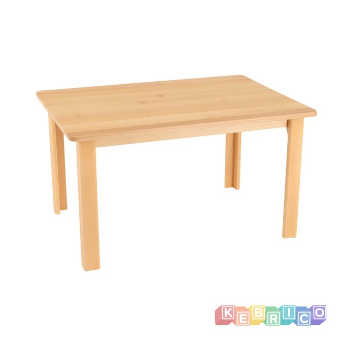 960mm Devon Rectangular Solid Beech Table Kebrico