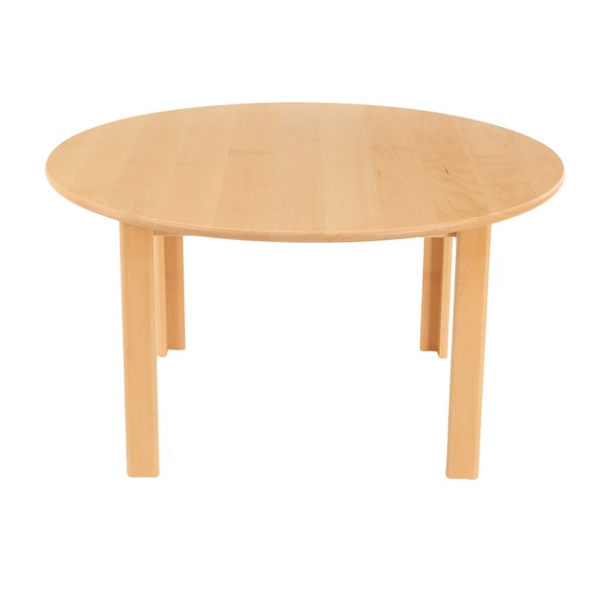 1000mm Devon Circular Solid Beech Table Kebrico