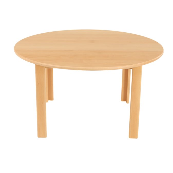 1000mm Devon Circular Solid Beech Table Kebrico